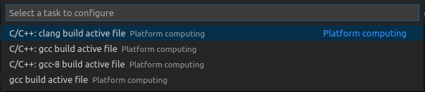 Changes in tasks.json aren't reflected when building the program ...