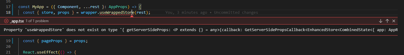 property 'useWrappedStore' does not exist on type · Issue #475 · kirill ...