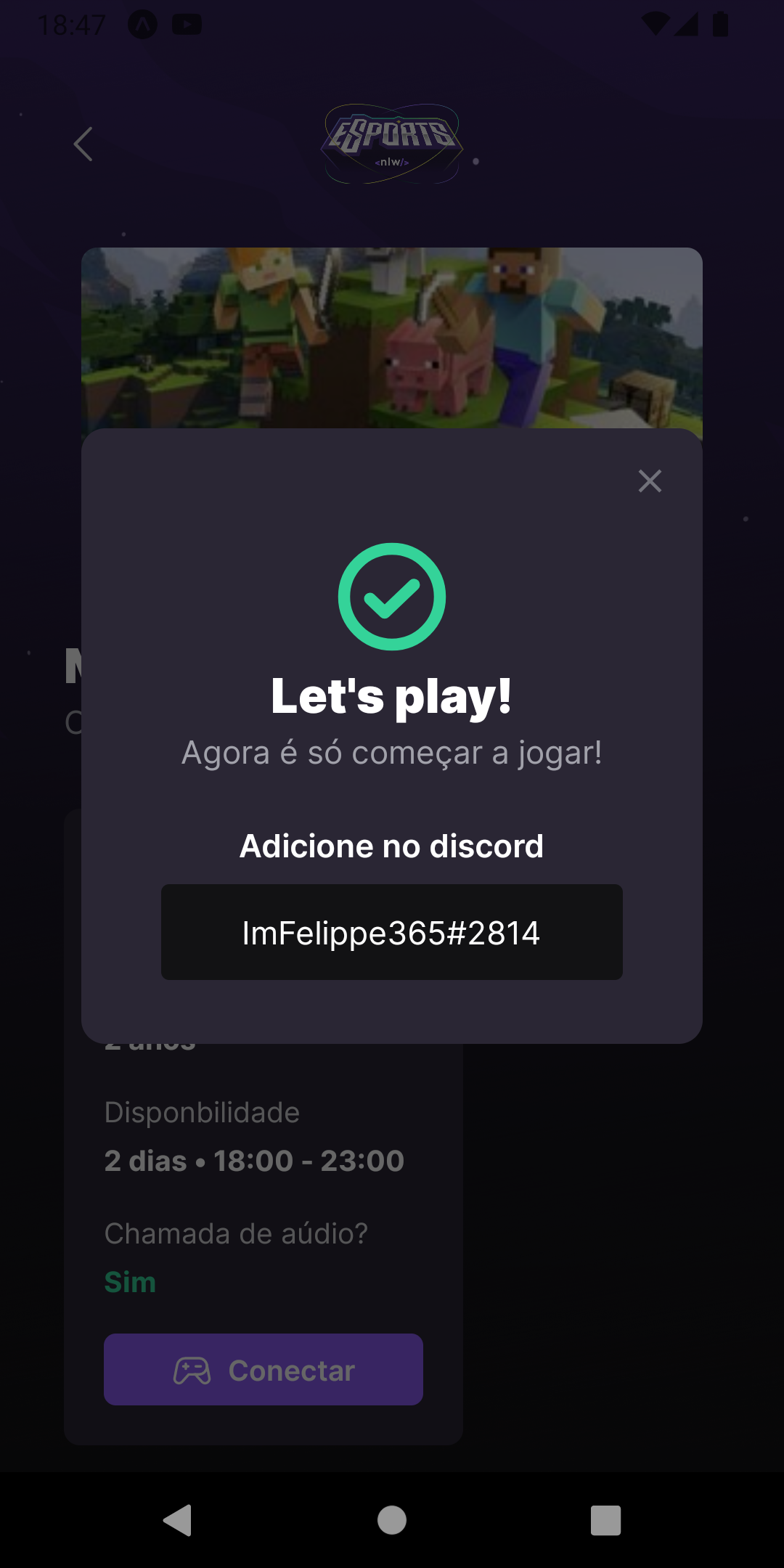 GitHub - ImFelippe365/nlw-esports-mobile: Aplicativo desenvolvido com React Native, TypeScript e ...