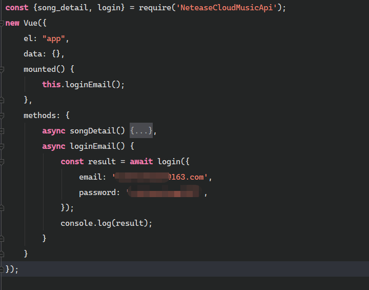 在 Electron 里使用邮箱登录方法返回 250 错误。 · Issue #1268 · Binaryify/NeteaseCloudMusicApi · GitHub