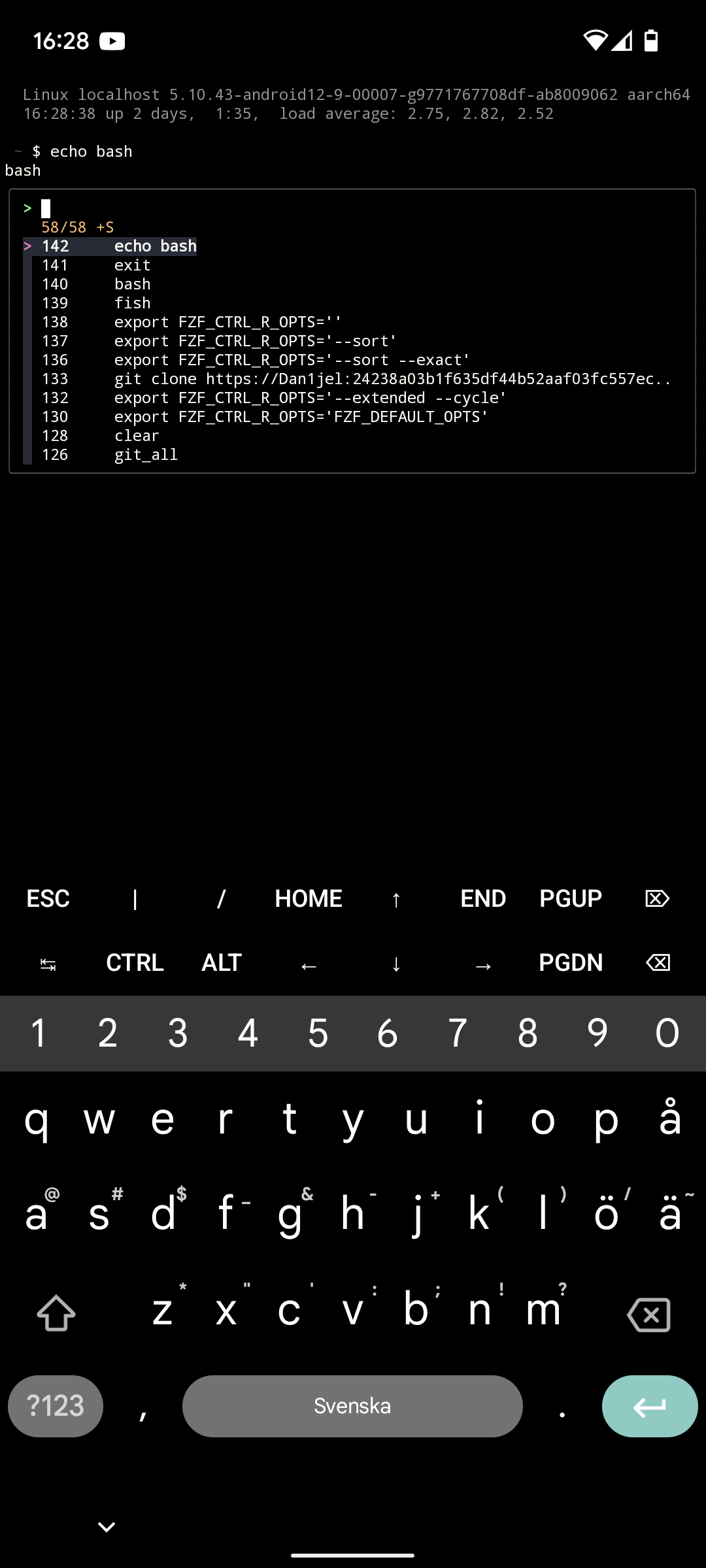 FZF is broken on Termux with fish shell due to findutils v.4.9.0 · Issue #2763 · junegunn/fzf ...