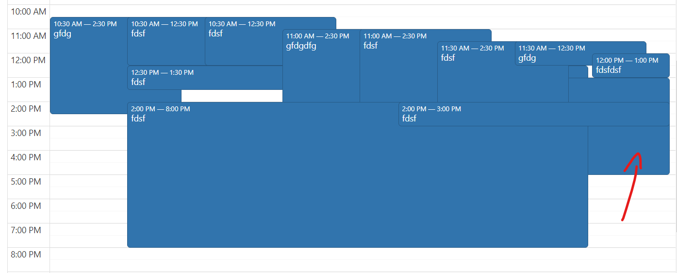Event time labels hidden when overlap · Issue #1839 · jquense/react-big-calendar · GitHub