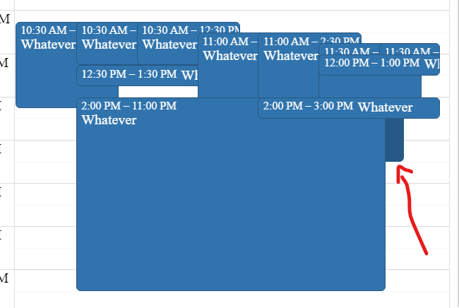Having Concurrent Later Overlapping Events Hides Earier Event · Issue #1397 · jquense/react-big ...