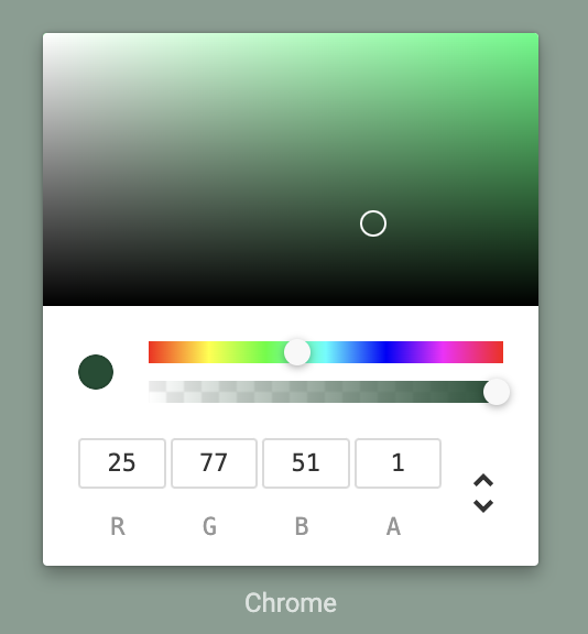 ChromePicker Alpha channel reverts to 1 when changing RGB inputs · Issue #886 · casesandberg ...