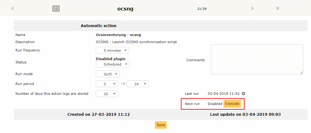 Automatic actions · Issue #209 · pluginsGLPI/ocsinventoryng · GitHub