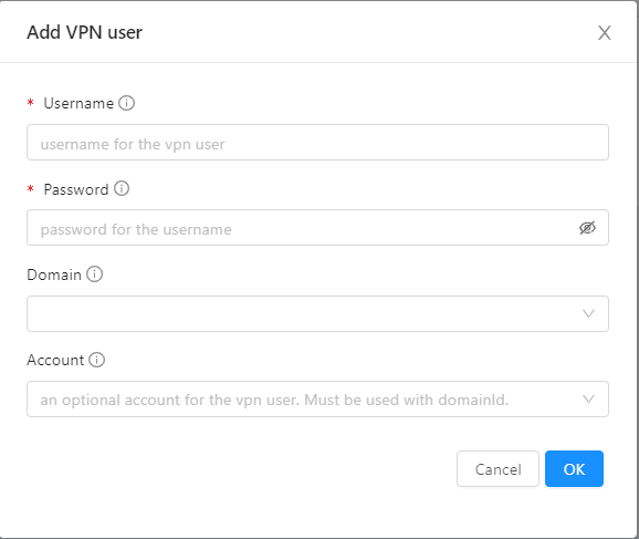 Error while create VPN user for another account · Issue #5711 · apache/cloudstack · GitHub
