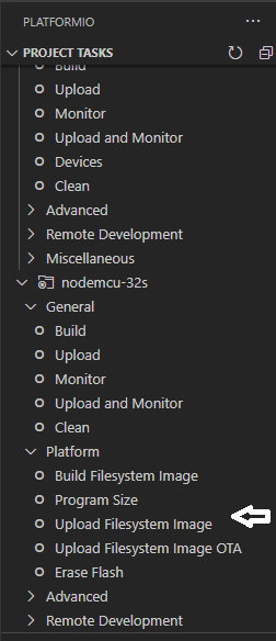 Uploading data to SPIFFS: (VSC-588) · Issue #343 · espressif/vscode-esp-idf-extension · GitHub