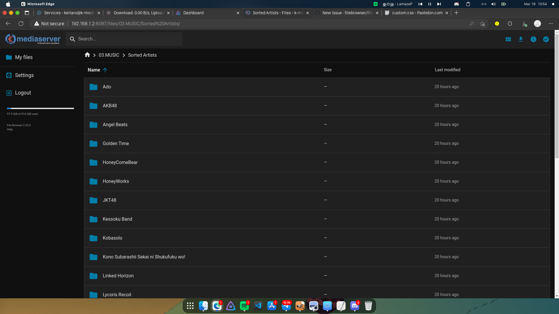 Just sharing about simple theming 🏼 · Issue #2379 · filebrowser/filebrowser · GitHub