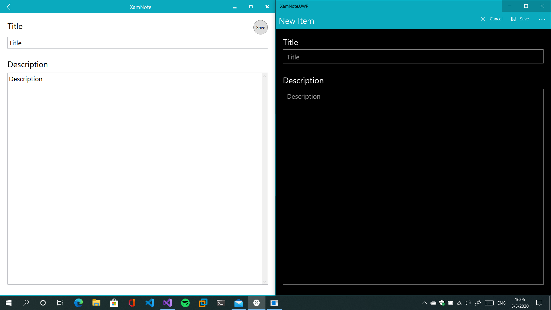 [Bug] WPF ModalPage's NavigationBar is missing · Issue #10576 · xamarin/Xamarin.Forms · GitHub