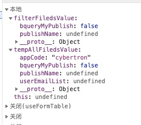 [useAntdTable] getActivetFieldValues 方法的问题 · Issue #621 · alibaba/hooks · GitHub
