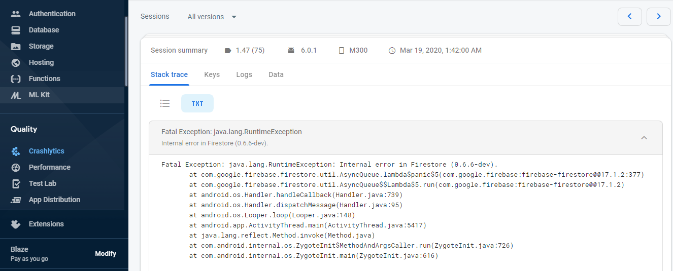 Internal Error In Firestore 0 6 6 Dev And Timestamp Seconds Out Of Range · Issue 1384