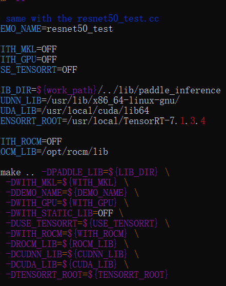 Paddle inference demo的名为resnet50的demo 编译/执行 出错 · Issue #43066 · PaddlePaddle/Paddle · GitHub
