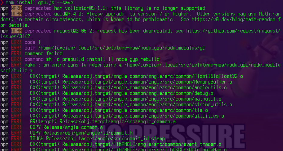error: 'numeric_limits' is not a member of 'std' · Issue #740 · gpujs/gpu.js · GitHub