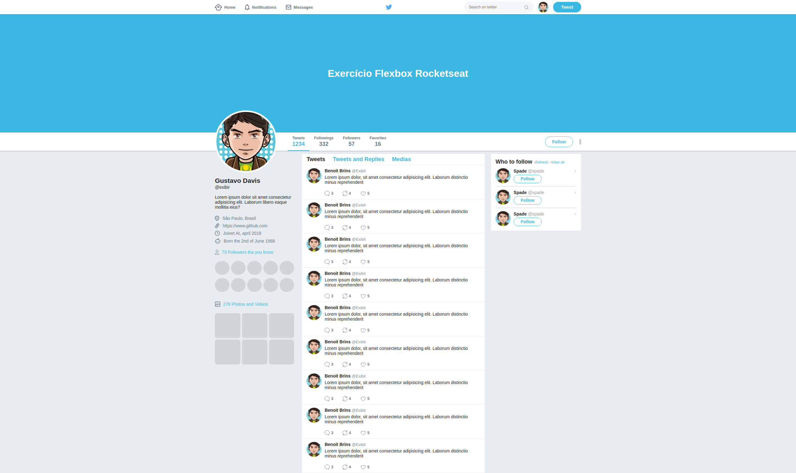 GitHub - Gudavis/Twitter-Rocketseat: Recriando a interface do twitter com flexbox
