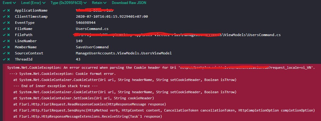 An Error Occurred When Parsing The Cookie Header · Issue 532 · Tmenierflurl · Github
