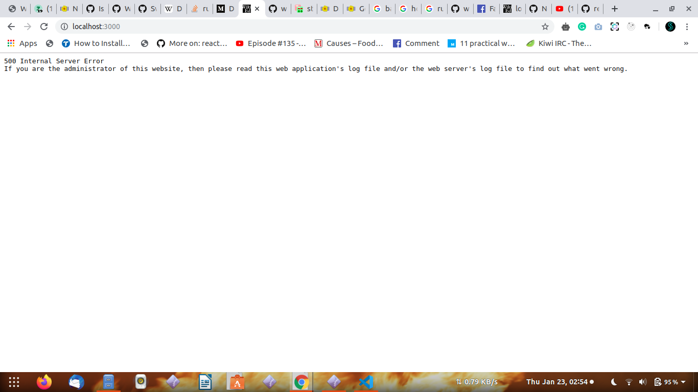 Error in running the server. · Issue #3693 · WikiEducationFoundation ...