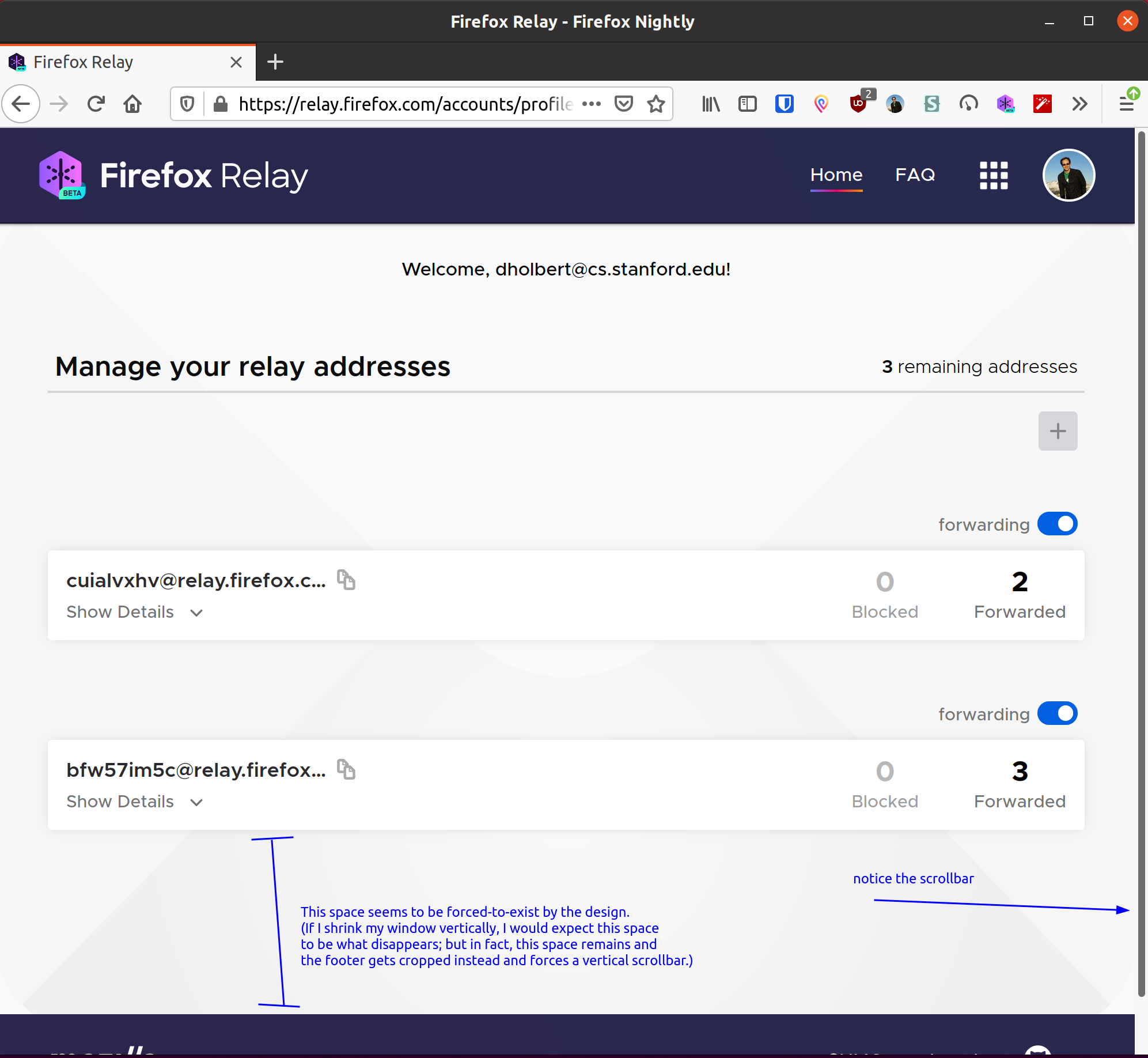 [Website] the Private Relay dashboard website doesn't resize ...