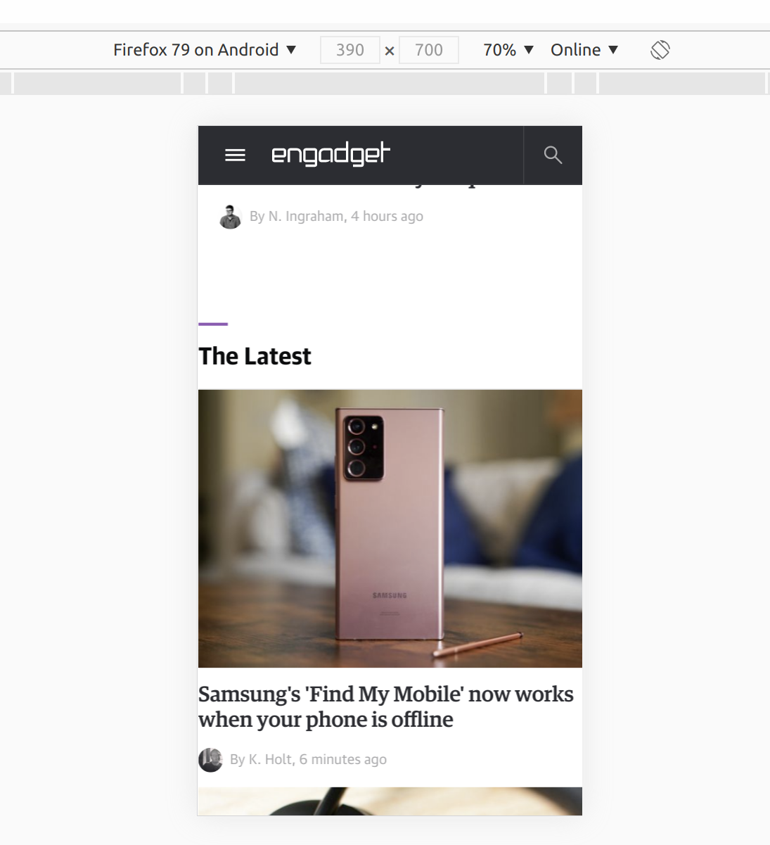 www.engadget.com - Incorrect text alignment · Issue #56654 · webcompat/web-bugs · GitHub