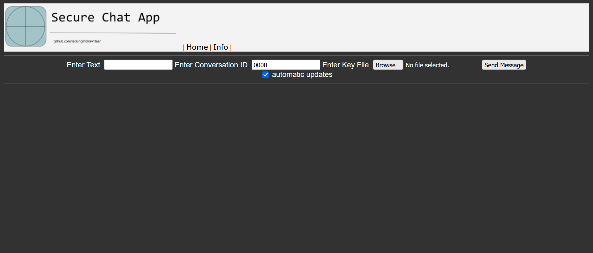 GitHub - cianmbh/secure-chatapp: End-to-end encrypted chat app written with Flask