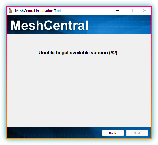 Problem in updating Mesh Central to newer versions · Issue #4871 ...