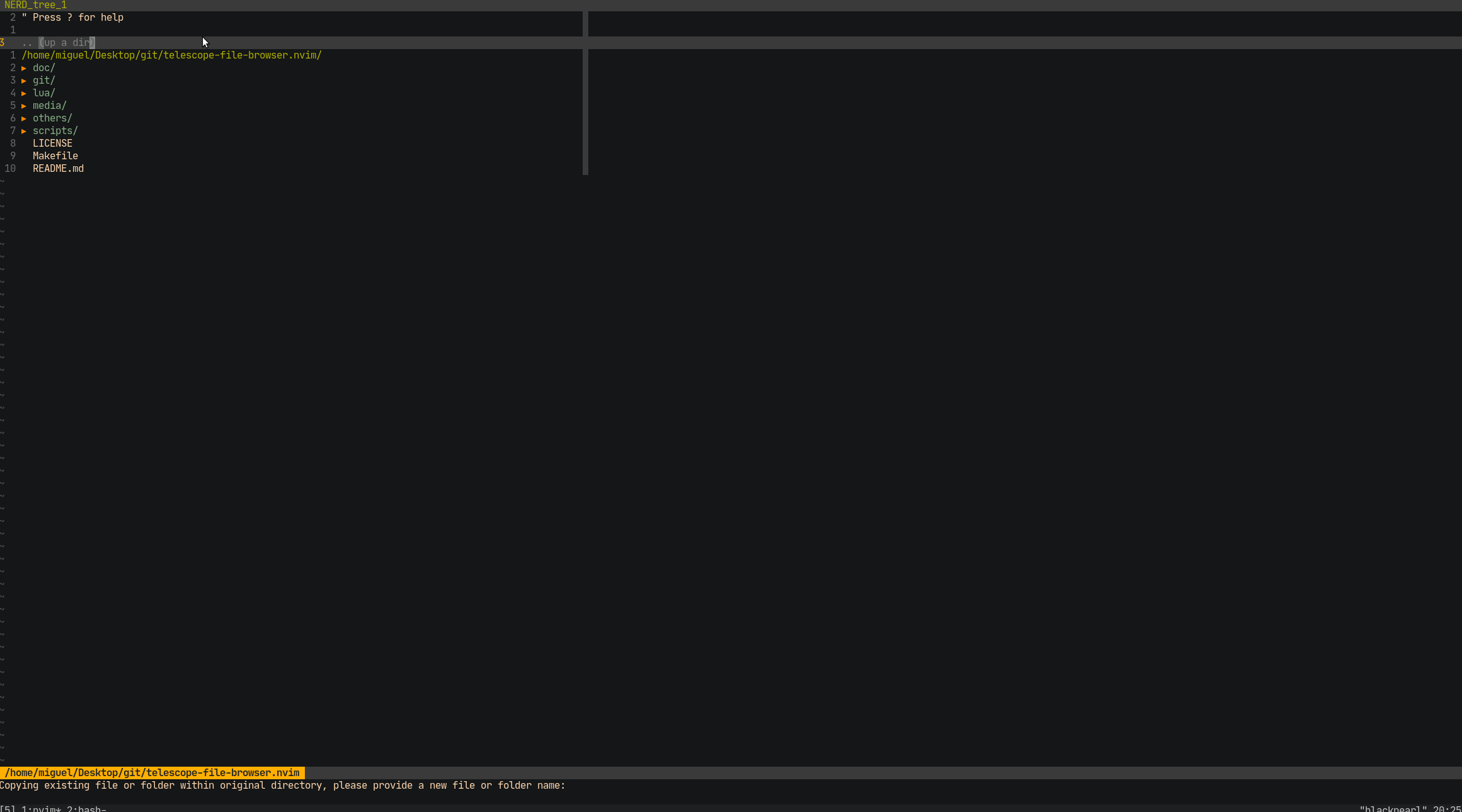 How to remove files without prompt? · Issue #13 · nvim-telescope/telescope-file-browser.nvim ...