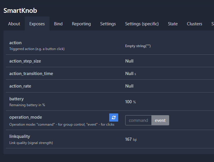 TS004F - SmartKnob Payload - ERS-10TZBVK-AA · Koenkk zigbee2mqtt ...