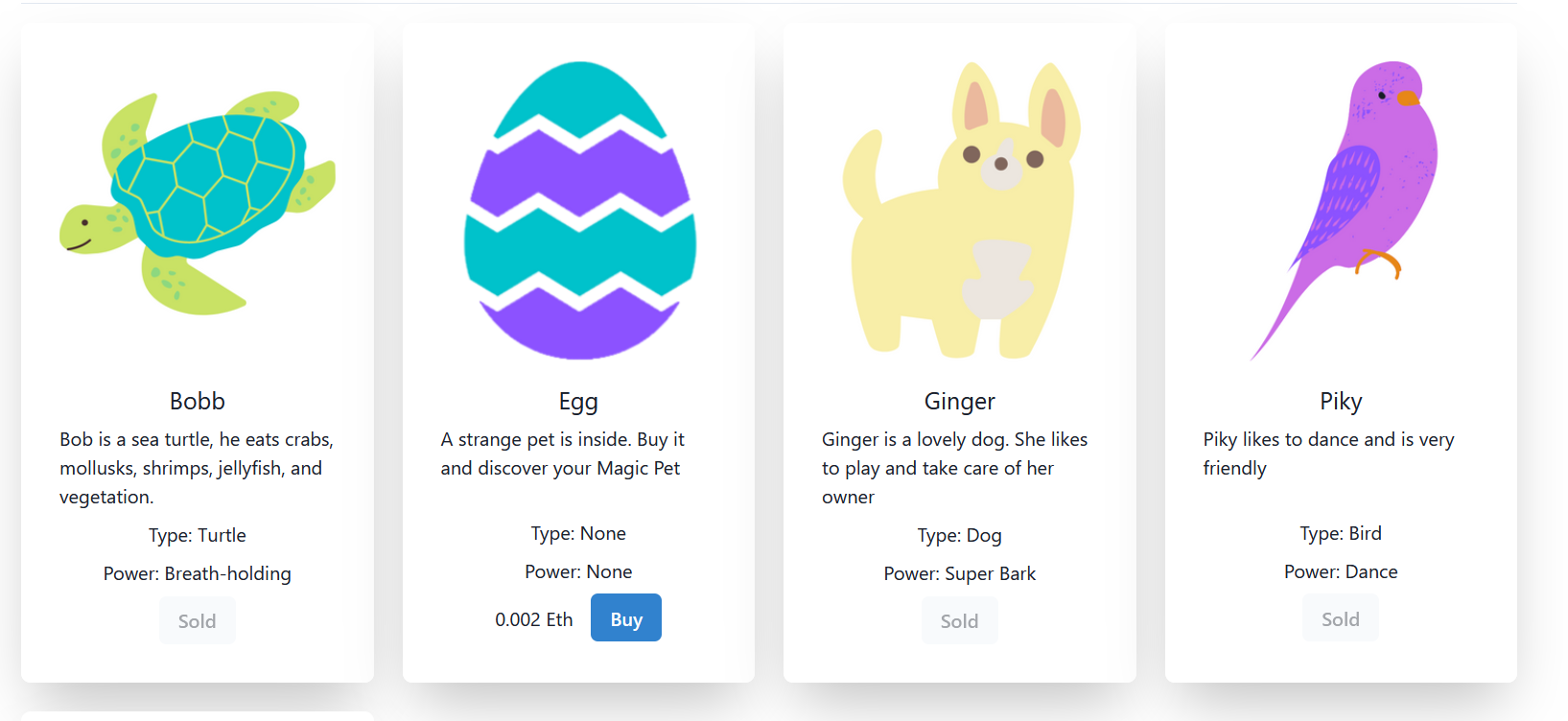 GitHub - Oriplus/magic-pets: Smart contract for Dynamic NFTs creation