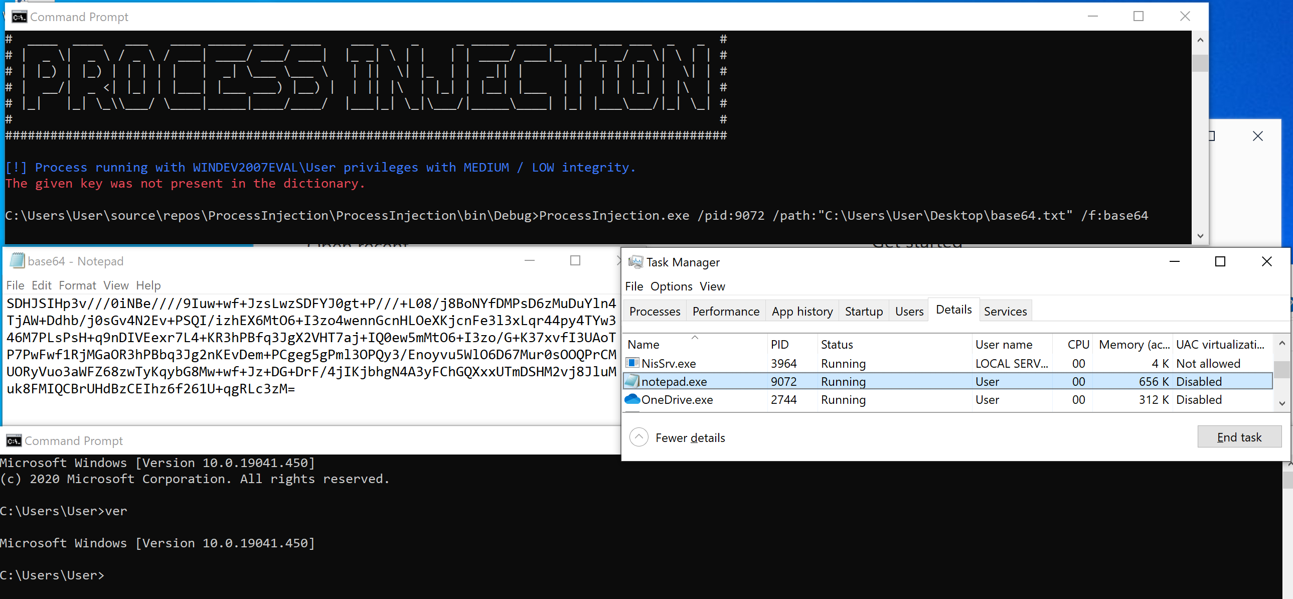 help :-) Could not find any recognizable digits. · Issue #11 · 3xpl01tc0d3r/ProcessInjection ...
