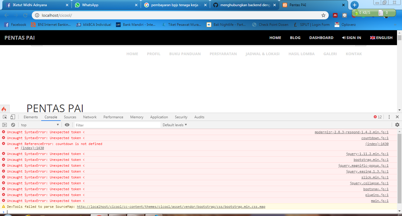 menghubungkan backend dengan frontend · Issue #312 · ridwanskaterock/cicool · GitHub