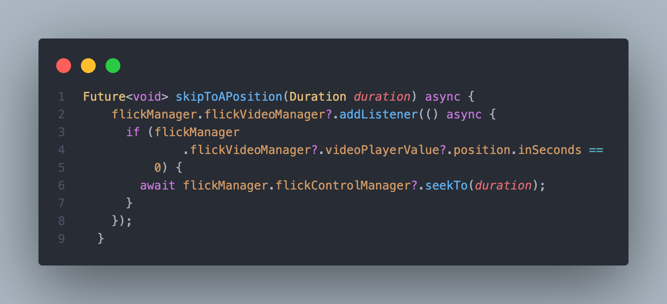 Start video on specific position · Issue #85 · GeekyAnts/flick-video-player · GitHub