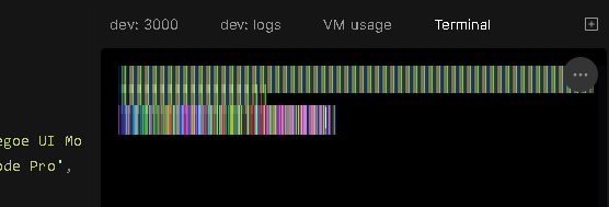 Rainbow terminal · Issue #7581 · codesandbox/codesandbox-client · GitHub
