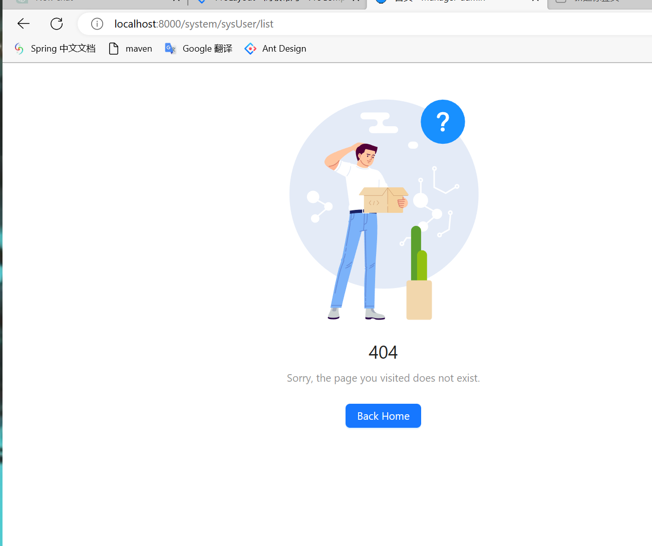 🧐[问题] 前端接收数据，菜单动态生成了，但是component 失效了，访问404 · Issue #7008 · ant-design/pro-components · GitHub