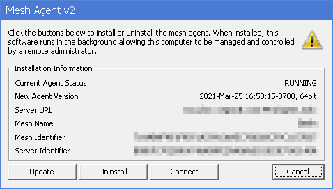 Configure User Consent on Agent Side · Issue #2725 · Ylianst/MeshCentral · GitHub