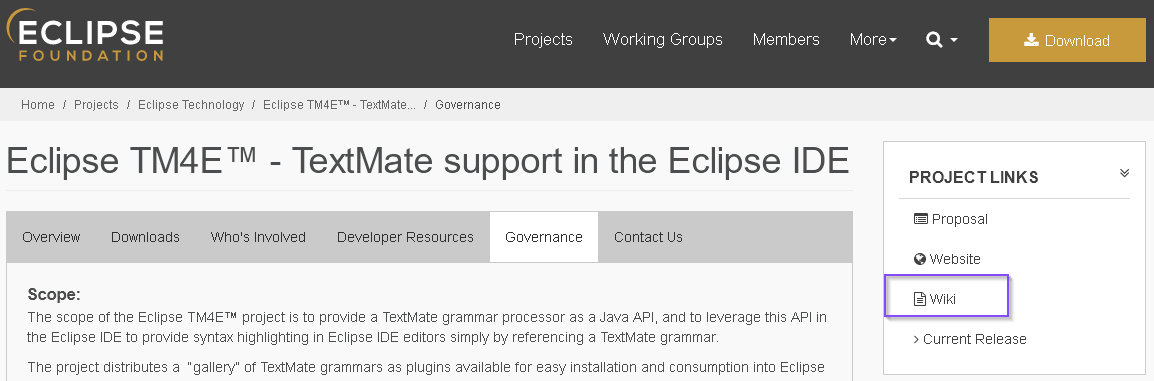 Wiki no longer available · Issue #510 · eclipse-tm4e/tm4e · GitHub