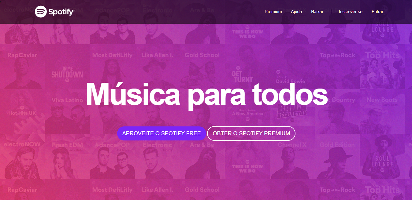 GitHub - palomacardoso/Spotify-Clone: WEB version of Spotify's presentation page using HTML ...