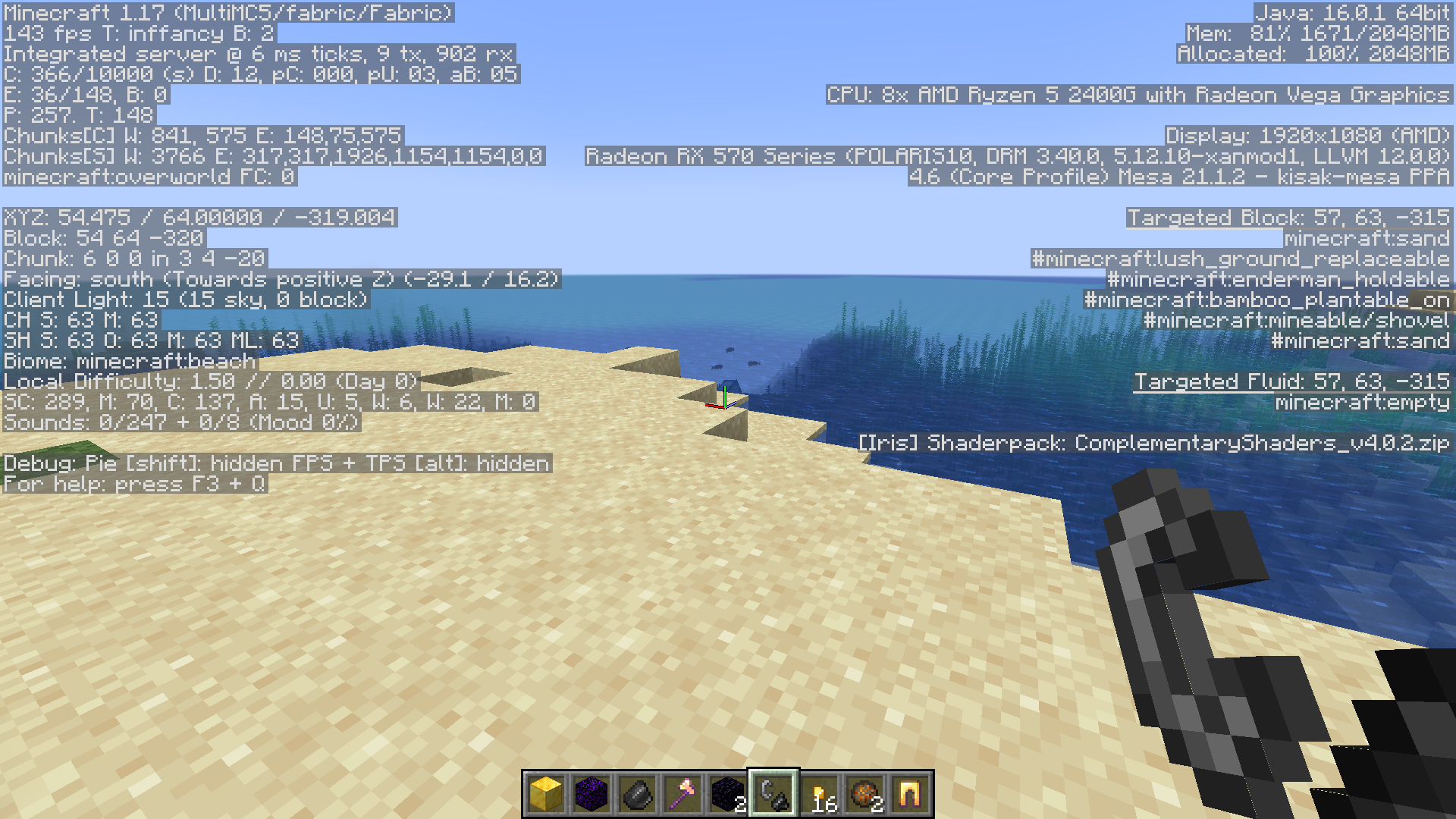 [1.17] [LINUX] Shaders dont apply at all · Issue #379 · IrisShaders/Iris · GitHub