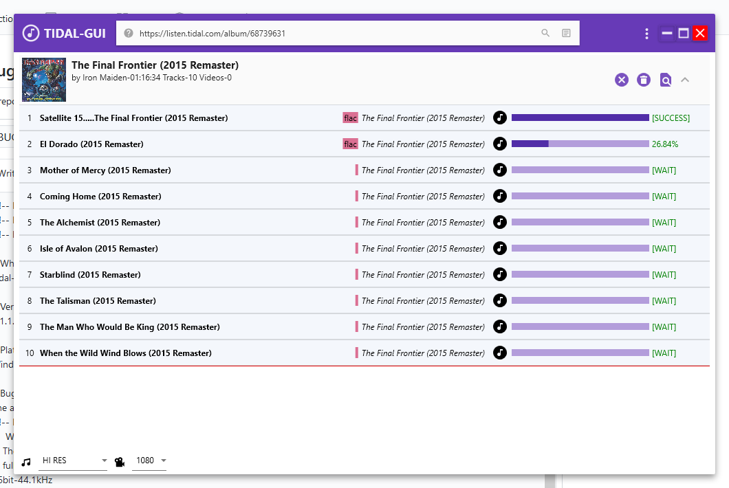 The application stopped downloading in master quality. · Issue #417 · yaronzz/Tidal-Media ...