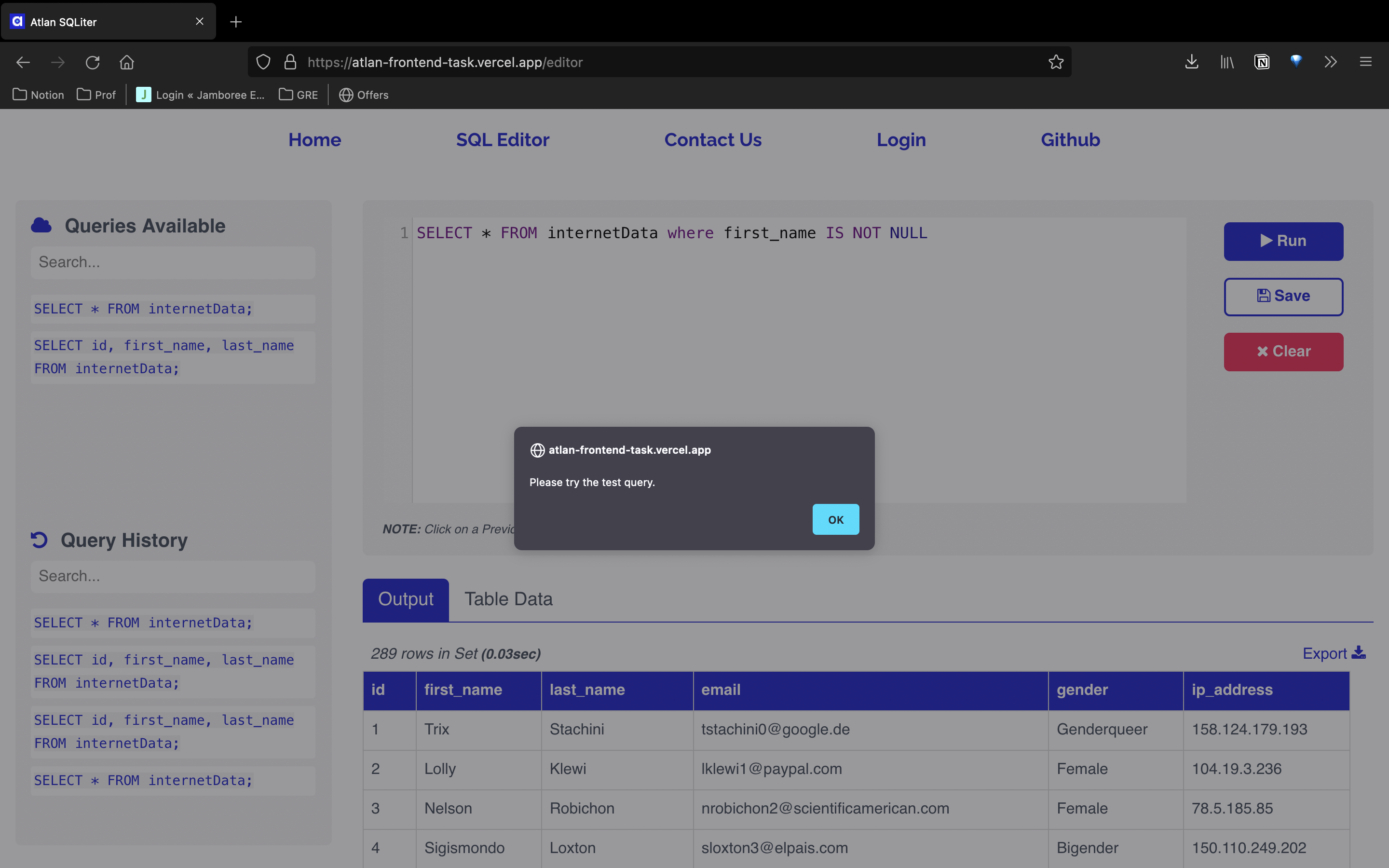 atlan-frontend-task - Codesandbox