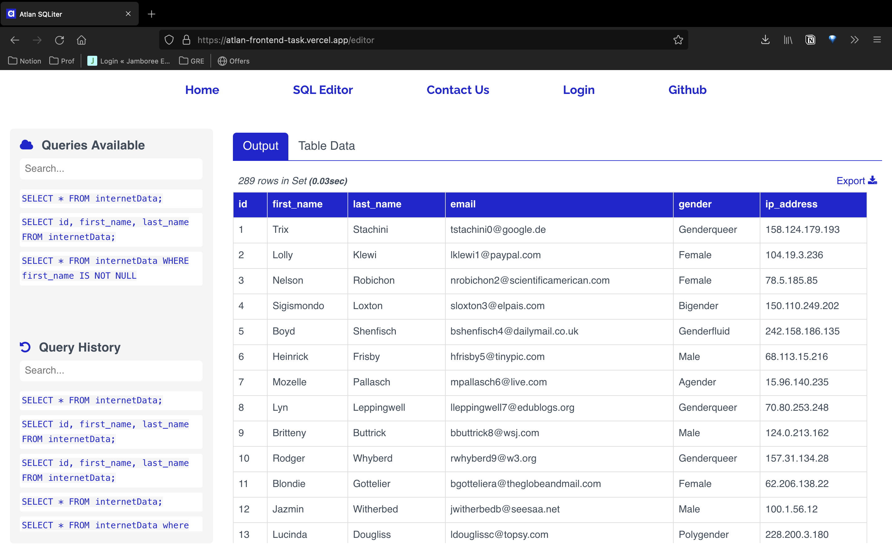 atlan-frontend-task - Codesandbox