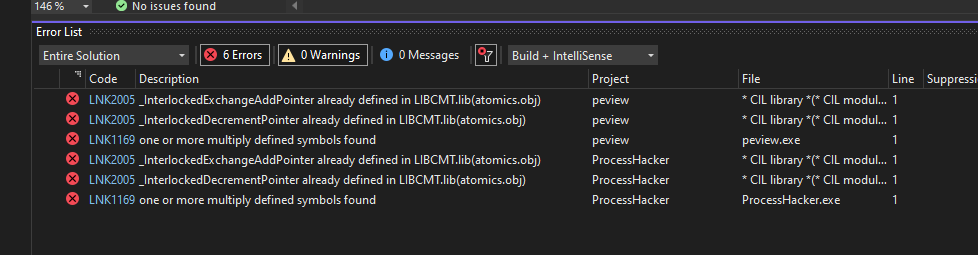 Linker Error When Compiling For Arm64 · Issue 1110 · Winsidersssysteminformer · Github 