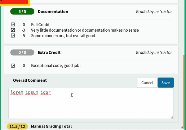 auto_grow(this) in TA grading Overall Comment · Issue #3633 · Submitty/Submitty · GitHub