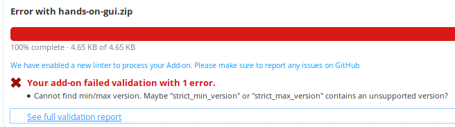 manifest.json > applications > strict_min_version failing · Issue #1648 · mozilla/addons-linter ...