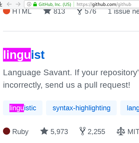 Show the language on a repository page, too · Issue #4236 · github ...