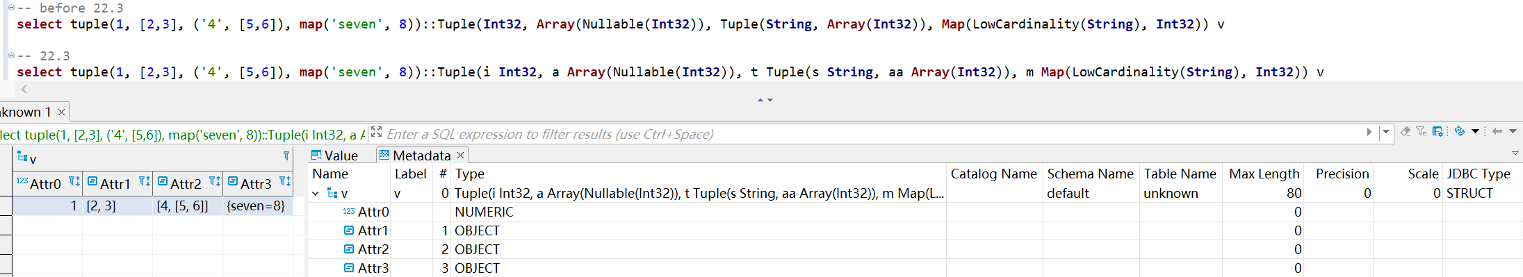 Show Nested Attribute Name According To Column Definition · Issue 16231 · Dbeaver Dbeaver · Github