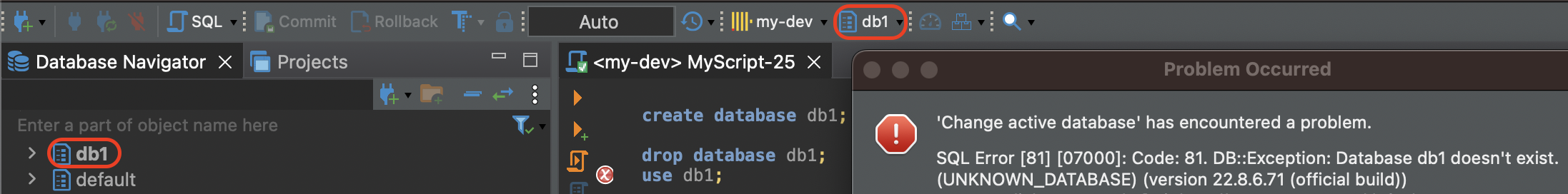Remove Dropped Database From Database Navigator And Dropdown List · Issue 19404 · Dbeaver