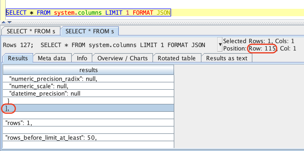 Display Issue Of Query Result On Clickhouse · Issue 19681 · Dbeaverdbeaver · Github 