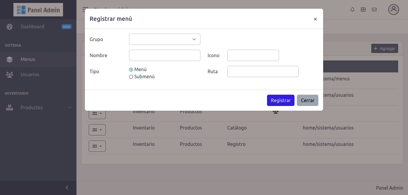 GitHub - larh1/panel_admin_vue3: Panel de Administración en Vue 3