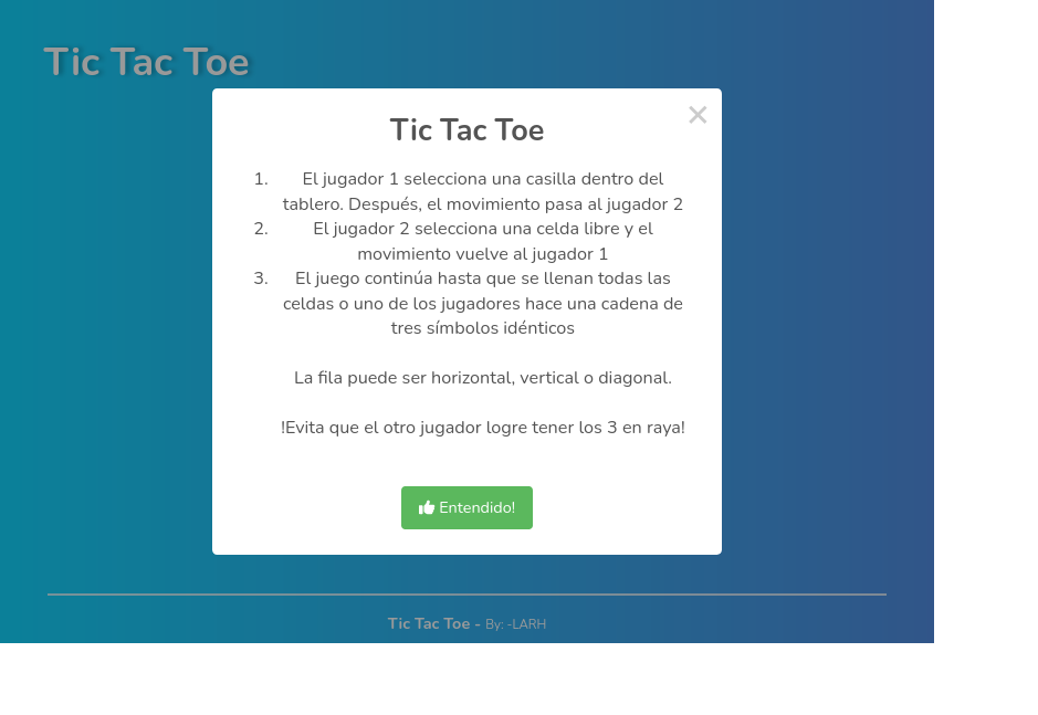 GitHub - larh1/gato: Juego del gato (3 en raya) 🐱