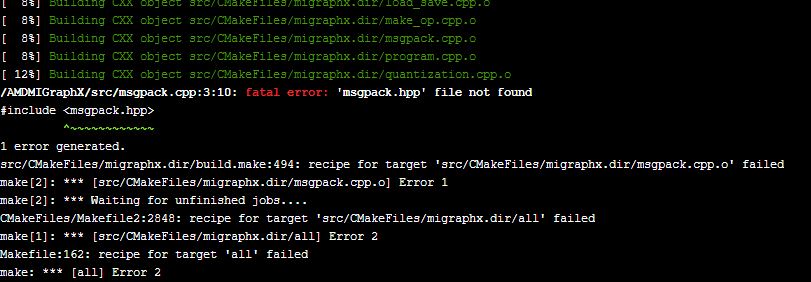 MiGraphx installation failed · Issue #1017 · ROCm/AMDMIGraphX · GitHub