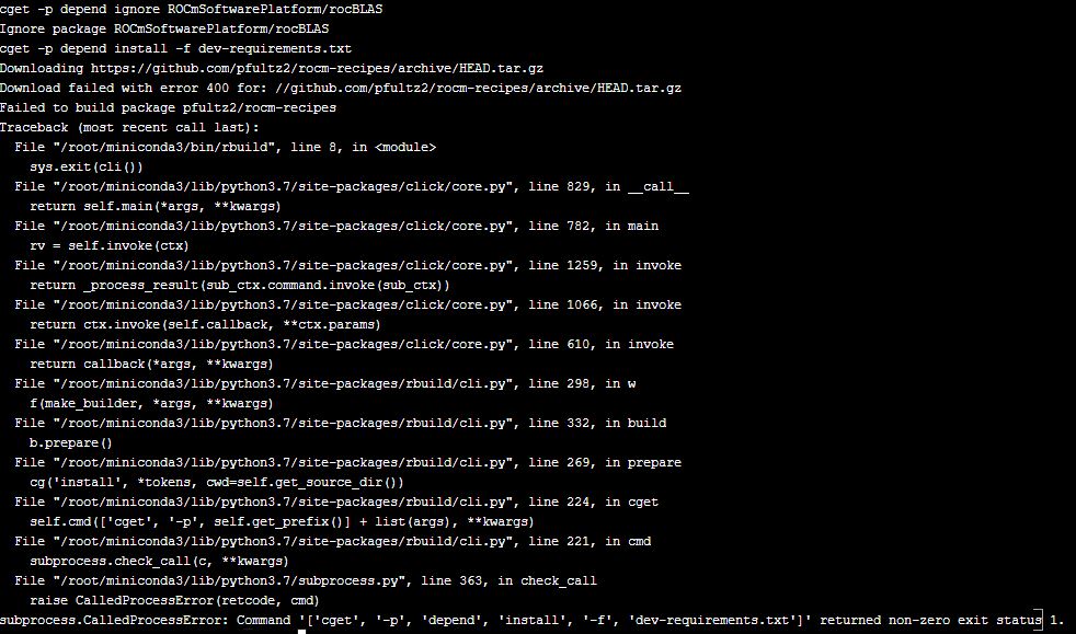 MiGraphx installation failed · Issue #1017 · ROCm/AMDMIGraphX · GitHub